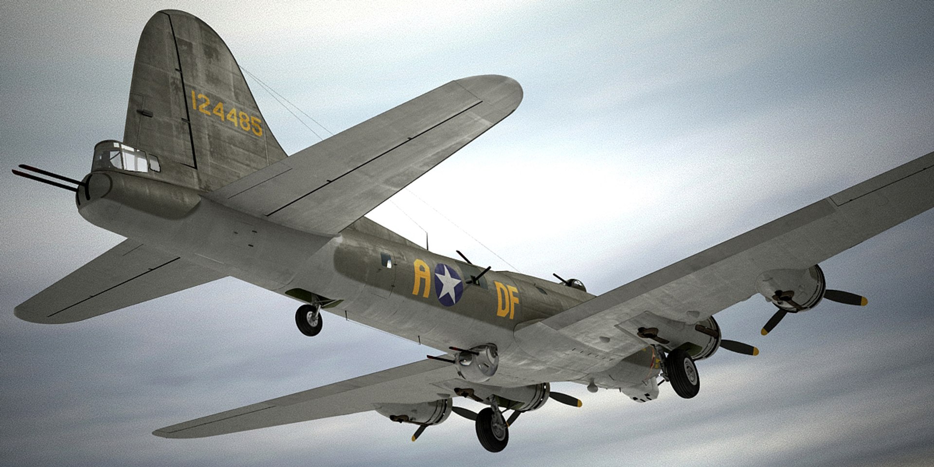 3D Boeing B-17 - TurboSquid 1543672