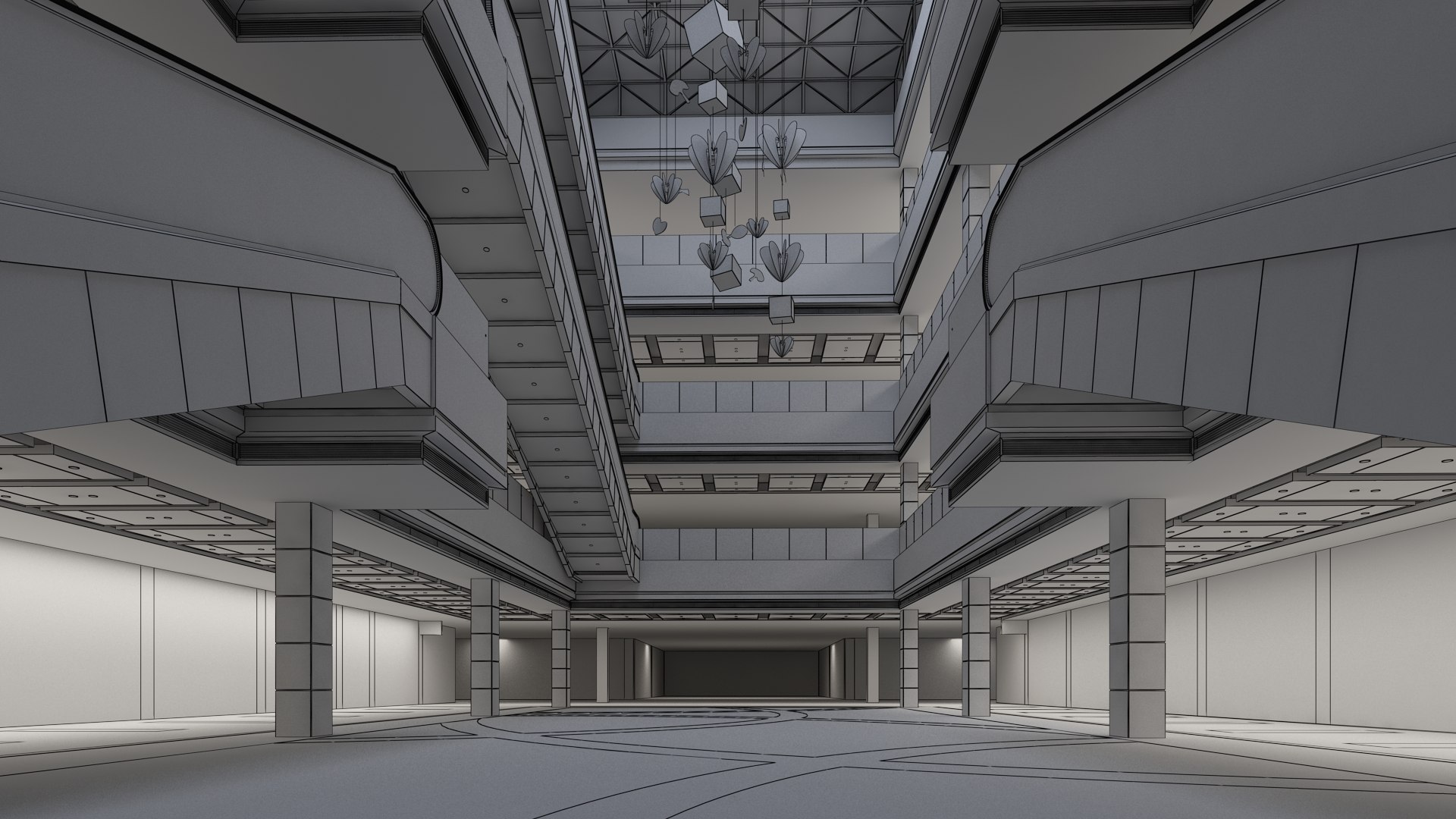 3D model Shopping Mall 23 - TurboSquid 2114900