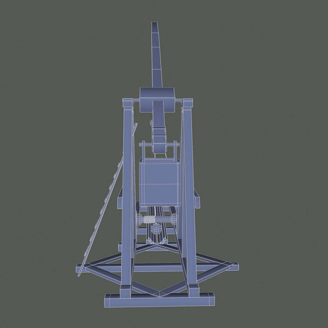 3D Trebuchet Ropes Ladder Model - TurboSquid 1406884