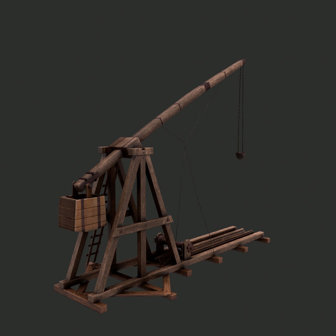 3D Trebuchet Ropes Ladder Model - TurboSquid 1406884