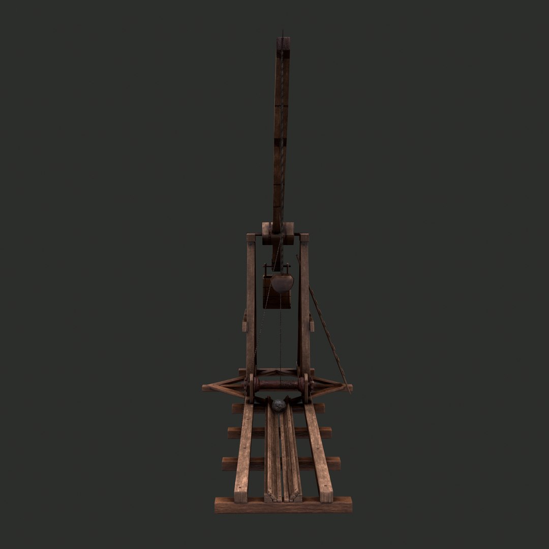 3D Trebuchet Ropes Ladder Model - TurboSquid 1406884