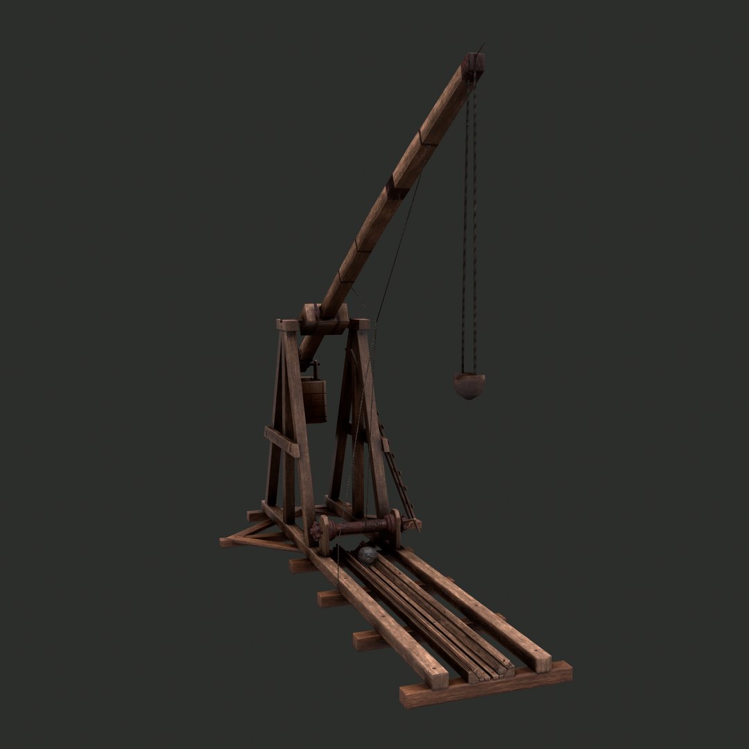 3D Trebuchet Ropes Ladder Model - TurboSquid 1406884