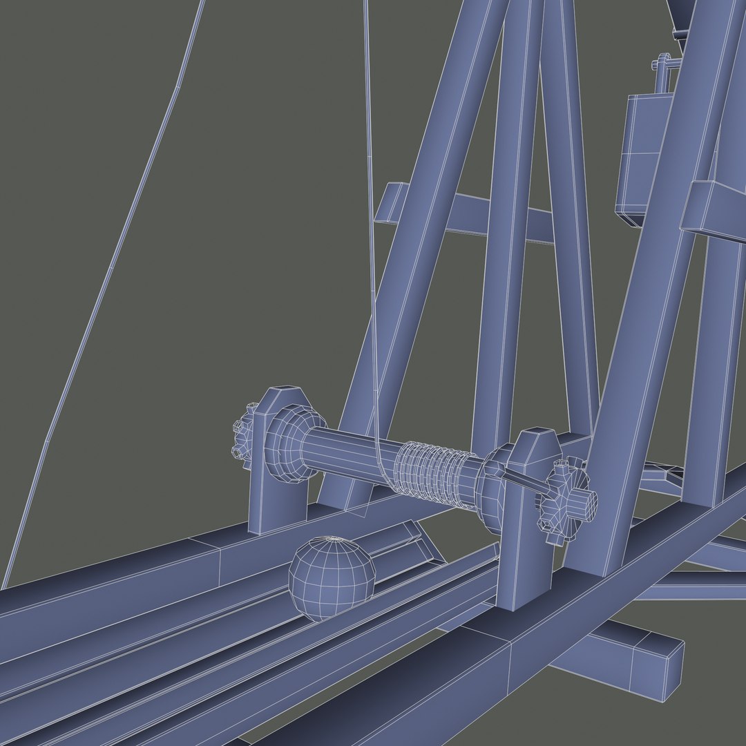 3D Trebuchet Ropes Ladder Model - TurboSquid 1406884
