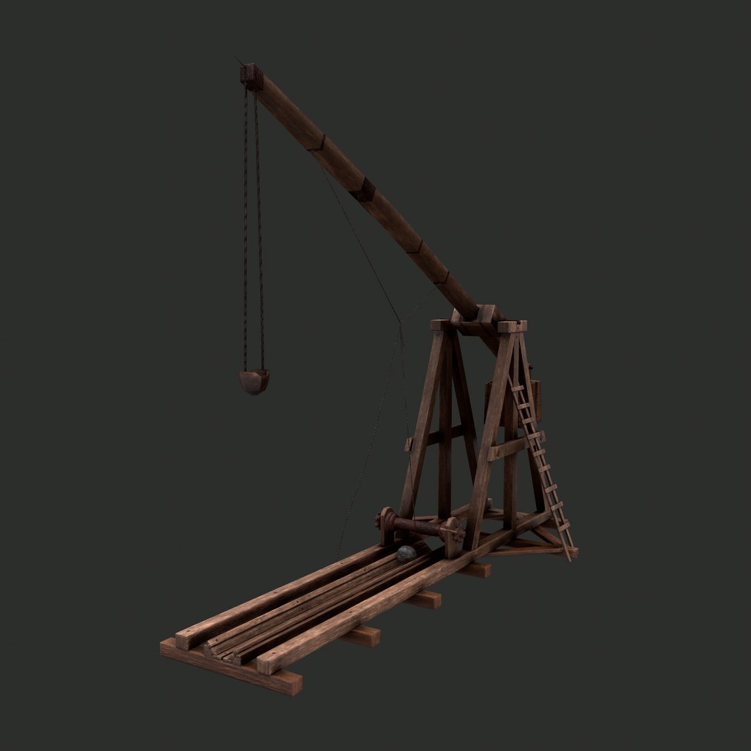 3D Trebuchet Ropes Ladder Model - TurboSquid 1406884