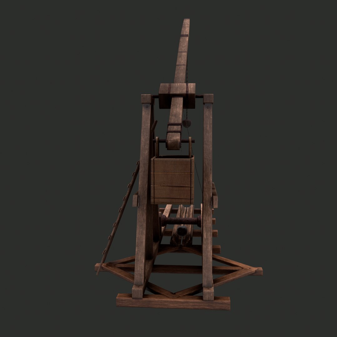 3D Trebuchet Ropes Ladder Model - TurboSquid 1406884