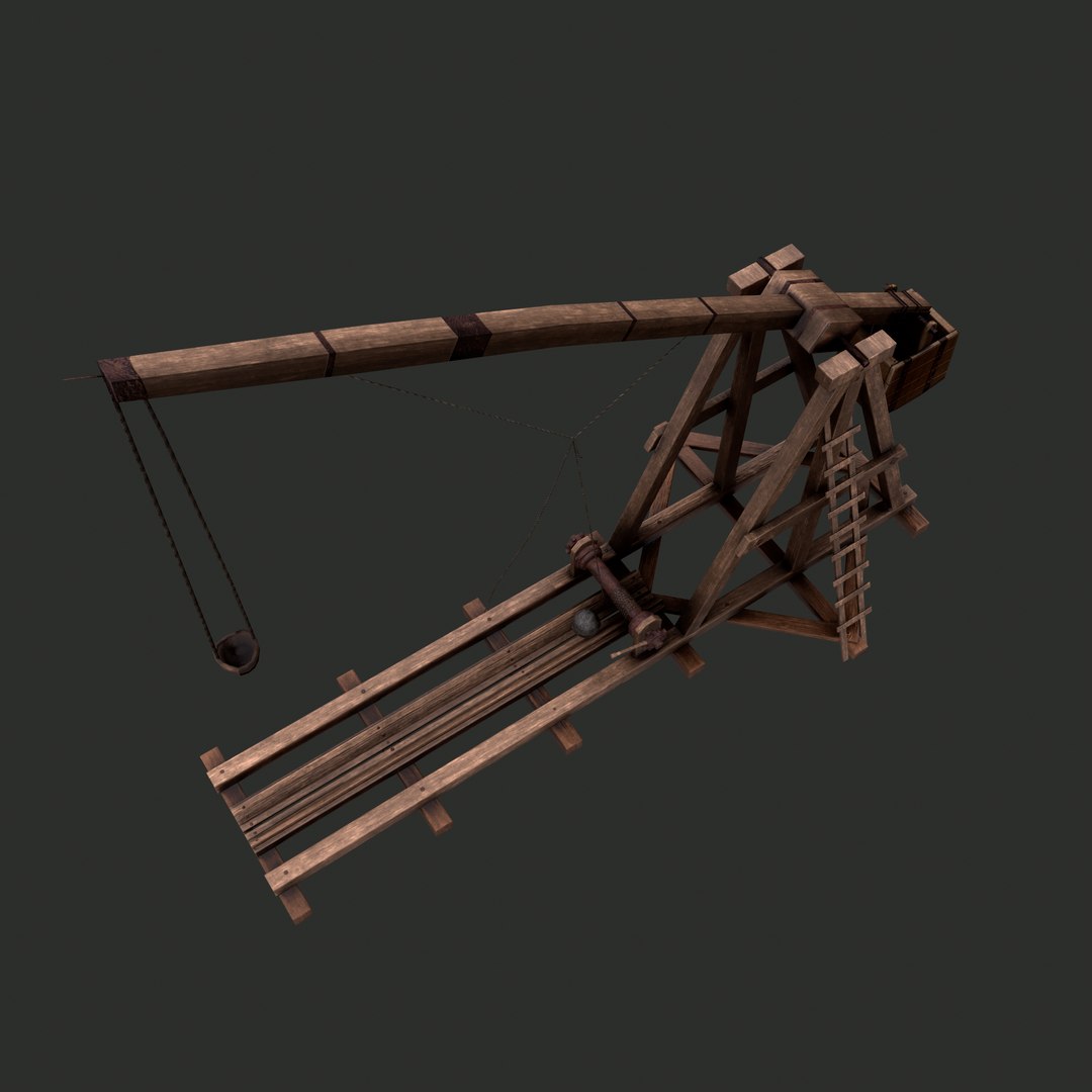 3D Trebuchet Ropes Ladder Model - TurboSquid 1406884