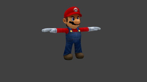 mario 3d model