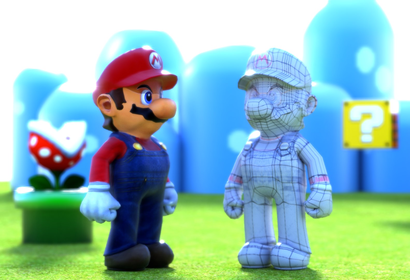 Mario 3d Model