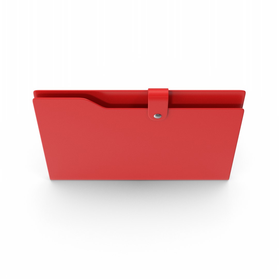 3D Red File Folder - TurboSquid 1954820