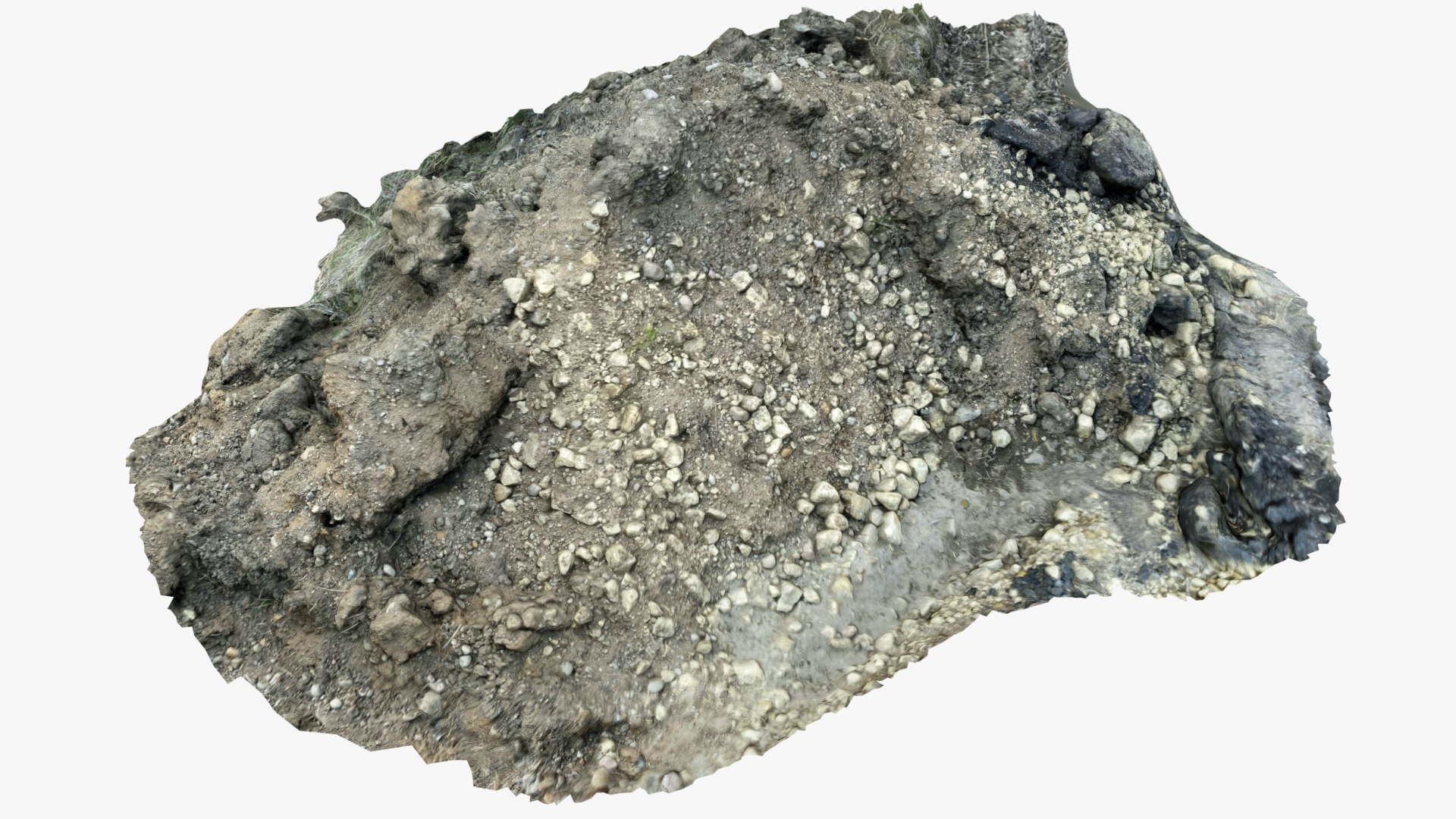 3D Model Heap Of Mud Scan - TurboSquid 1728388
