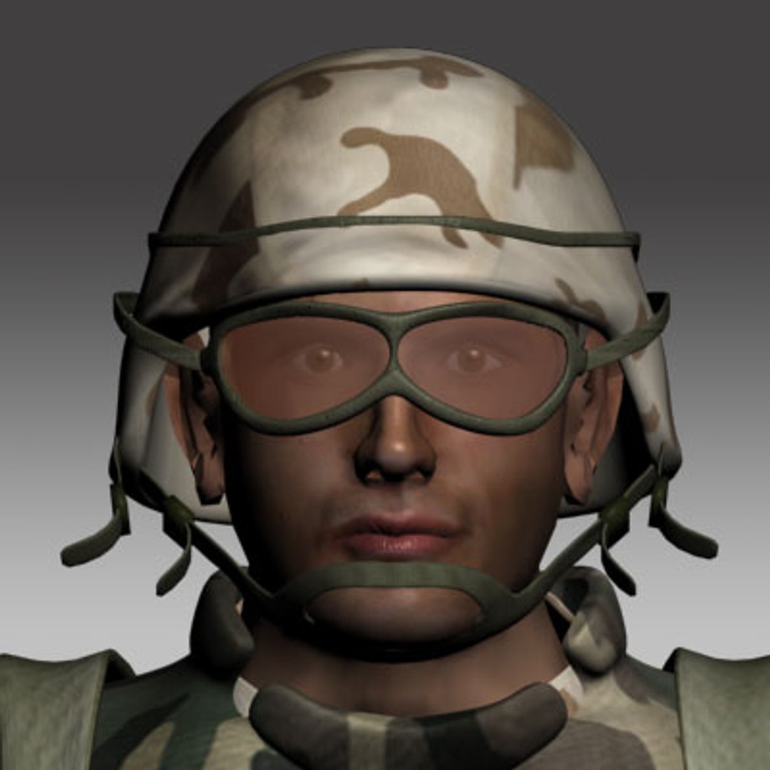 Soldier 3d Max