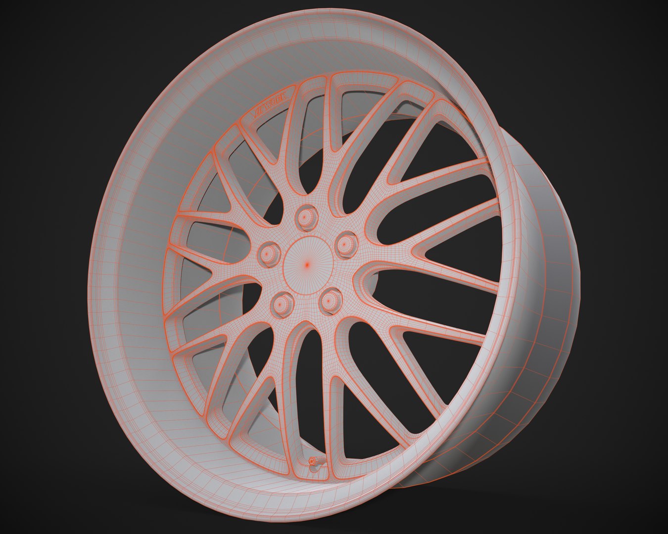 3D Rim Gnosis Work Wheels Model - TurboSquid 1535033