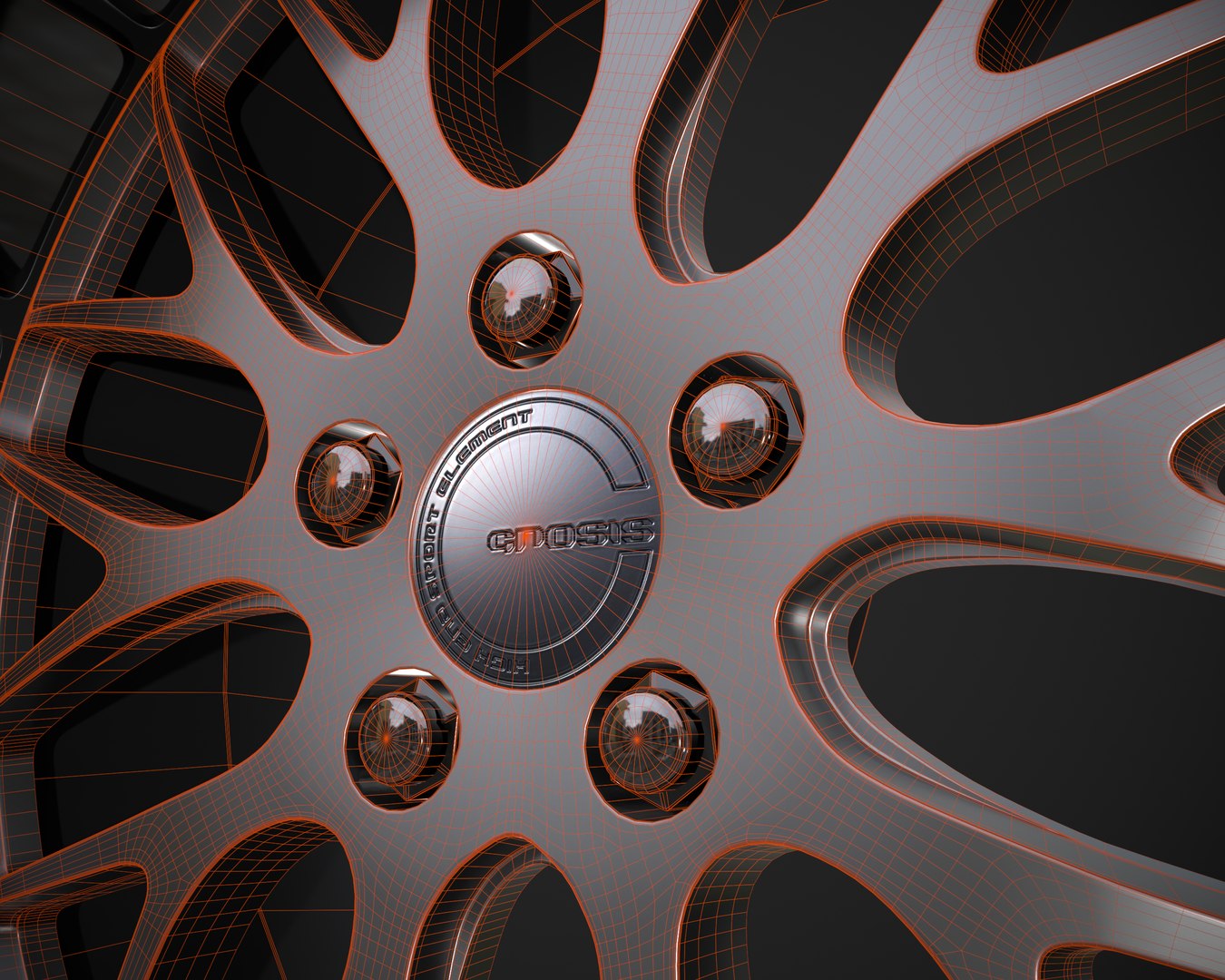 3D Rim Gnosis Work Wheels Model - TurboSquid 1535033