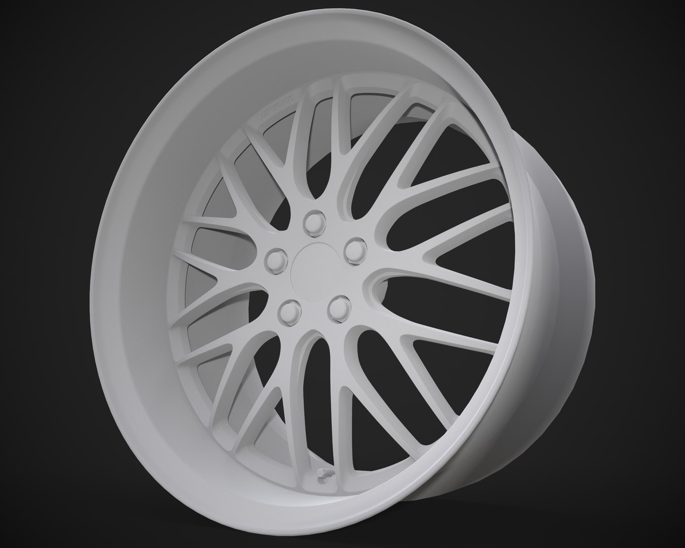 3D Rim Gnosis Work Wheels Model - TurboSquid 1535033