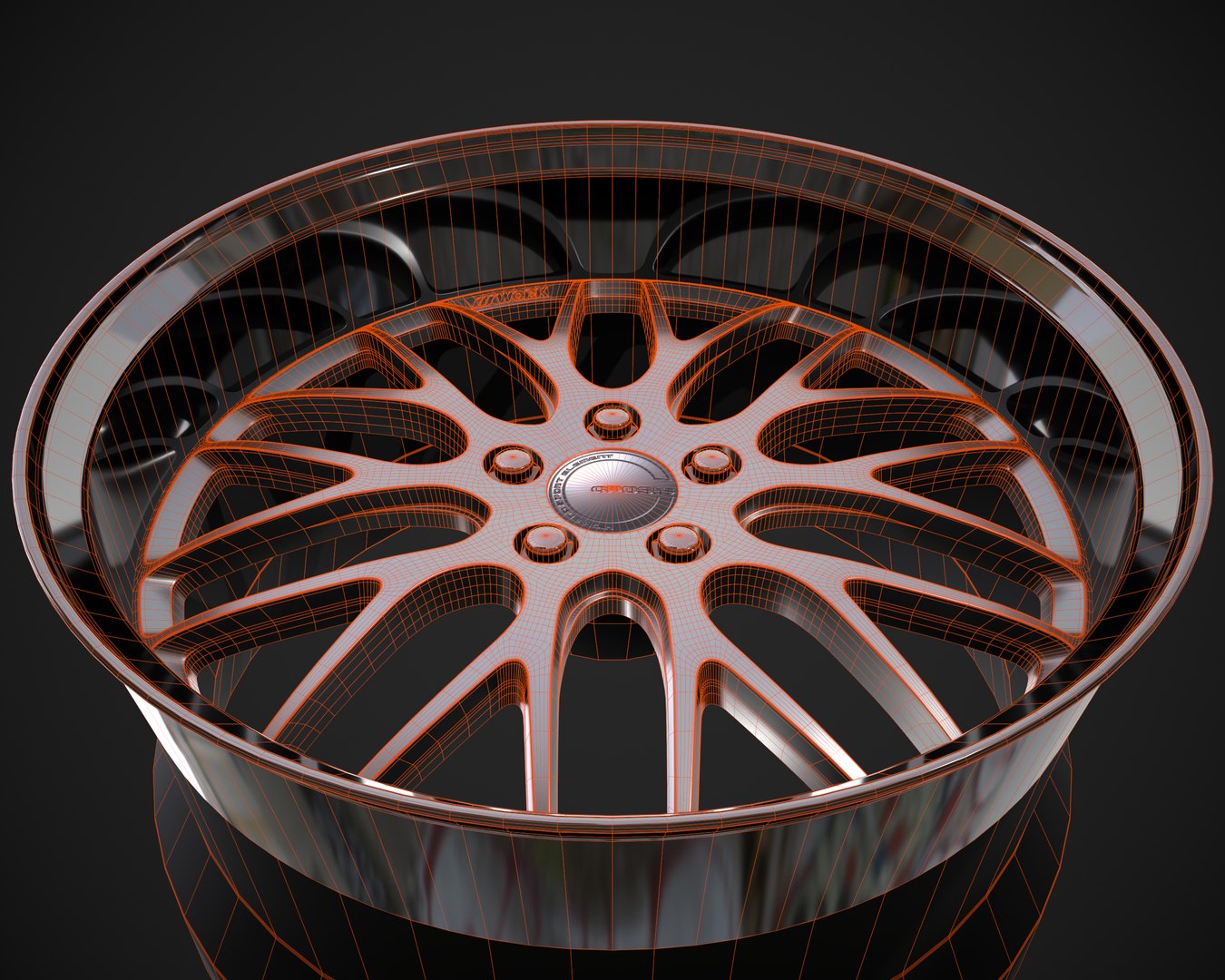 3D Rim Gnosis Work Wheels Model - TurboSquid 1535033