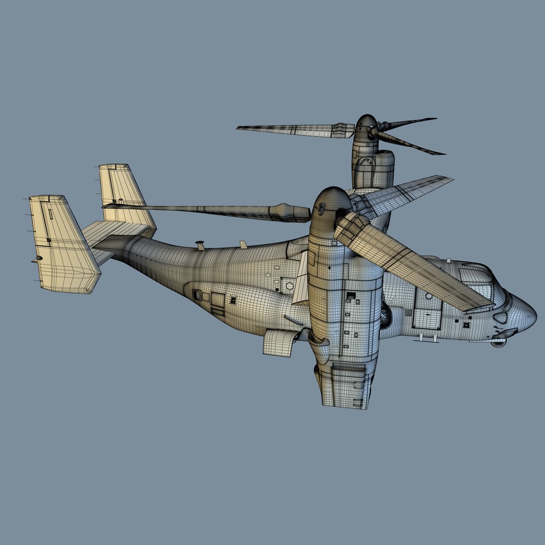 3d model of mv-22 osprey