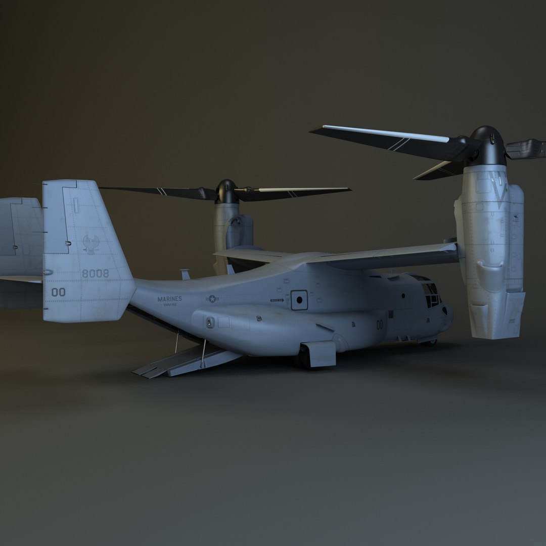 3d model of mv-22 osprey