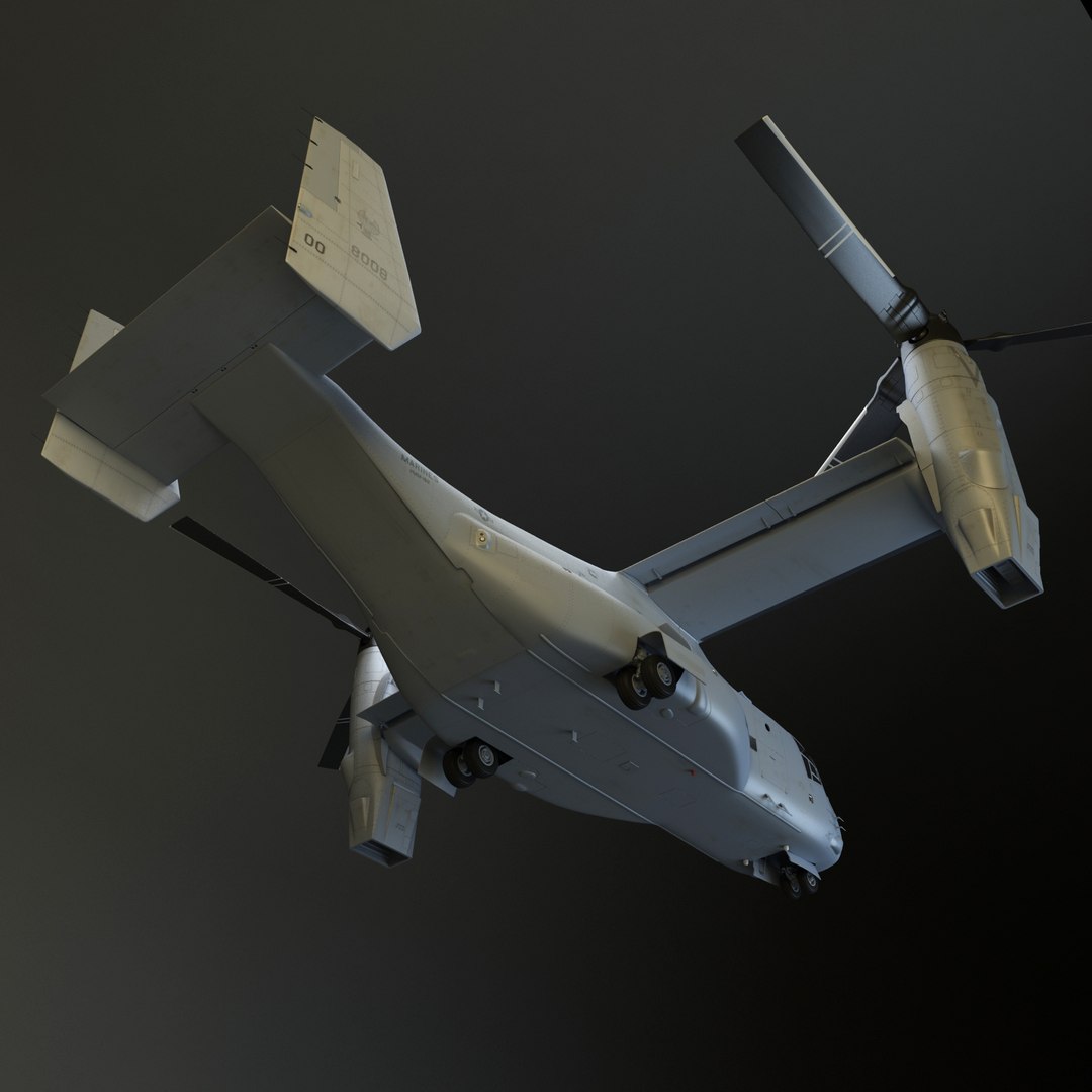 3d model of mv-22 osprey