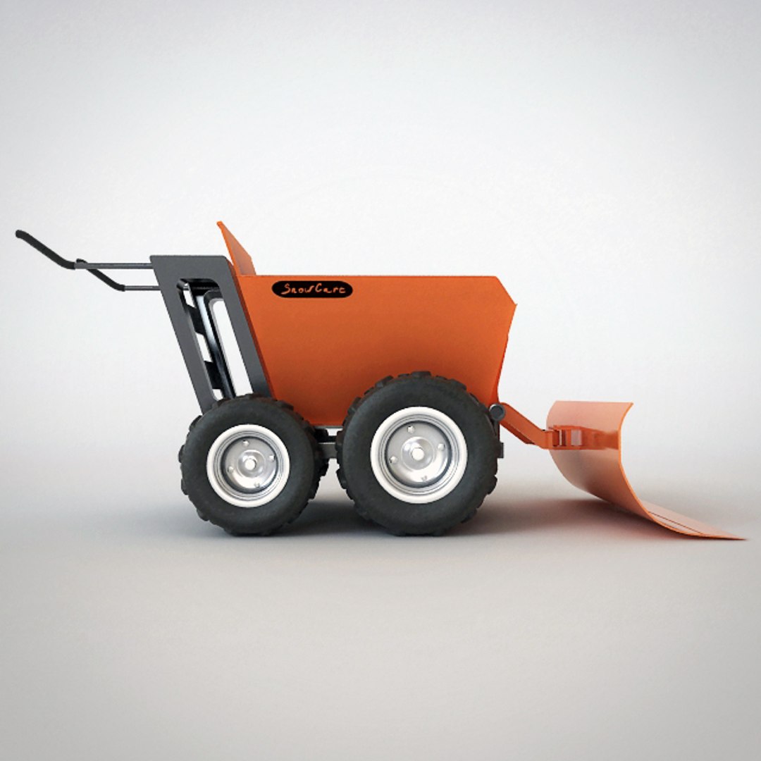 3d Model Muck-truck Snow Plough