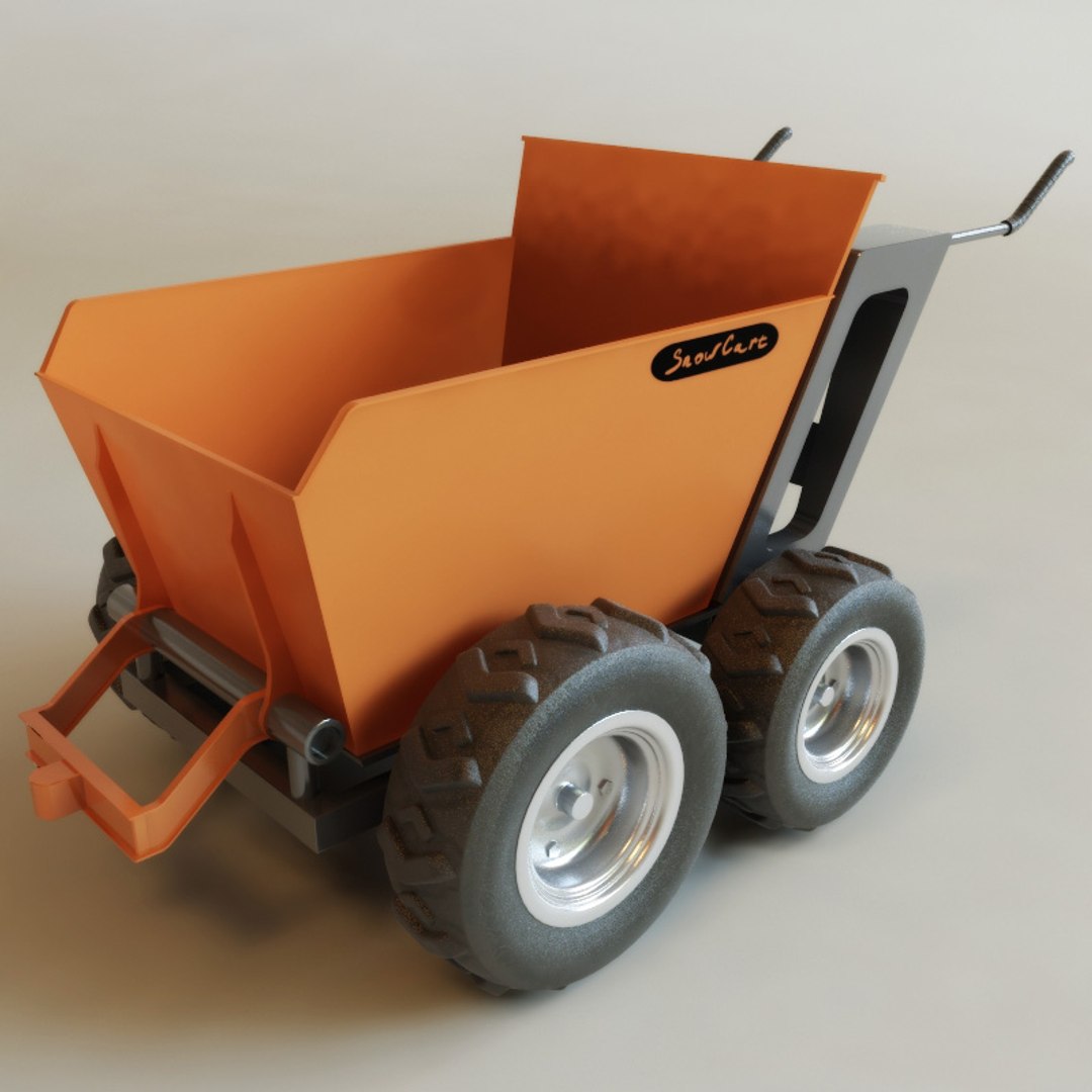 3d Model Muck-truck Snow Plough