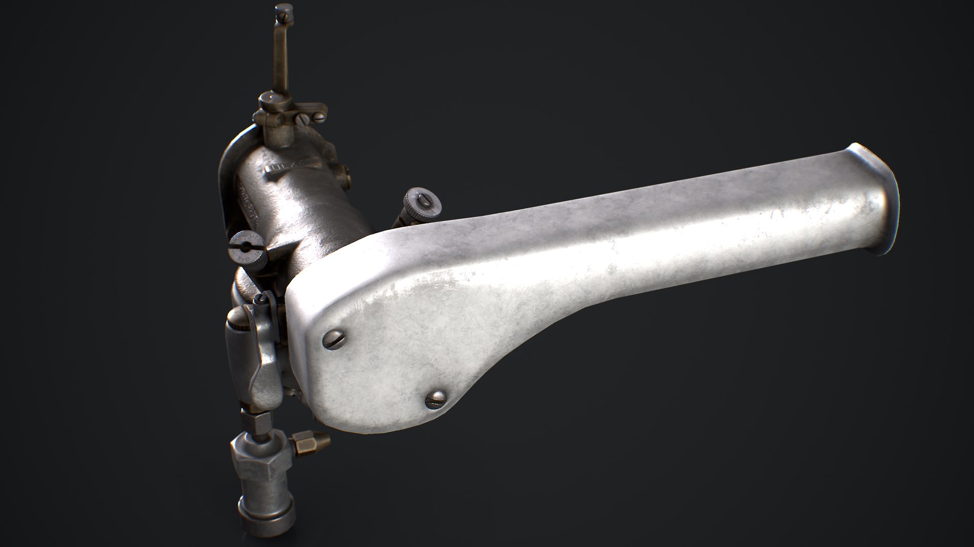 3D Model Vintage Carburetor - TurboSquid 2035228
