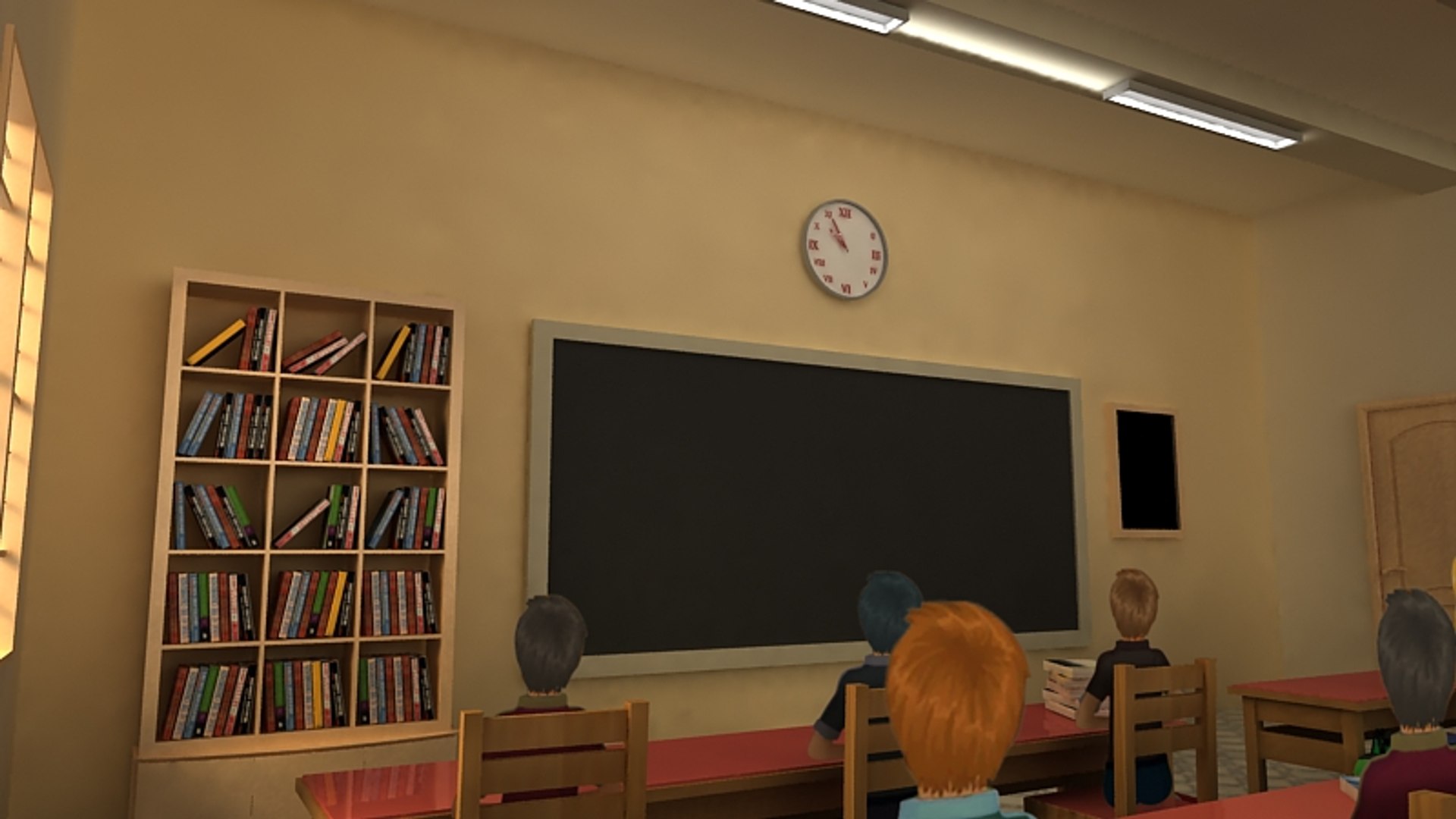 class room 3d max