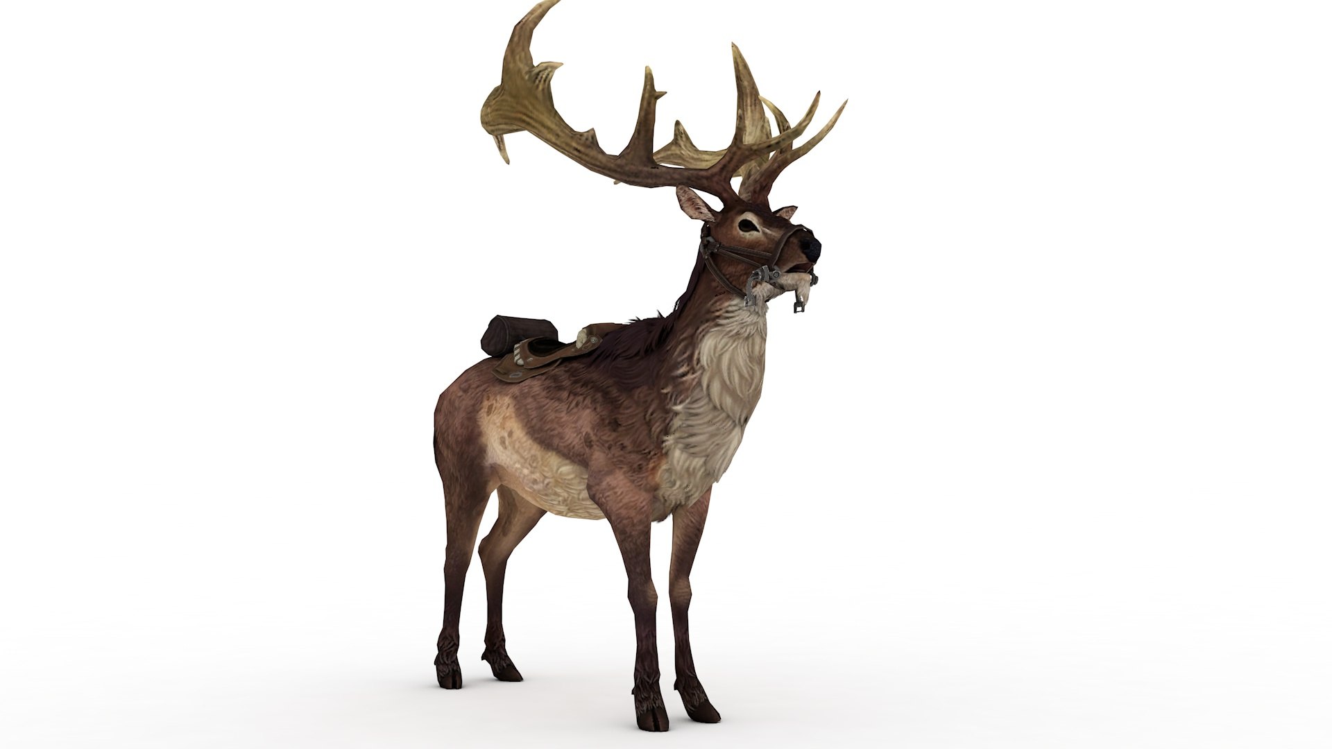 3D Giant Deer Rigged And Animated Model - TurboSquid 2391562