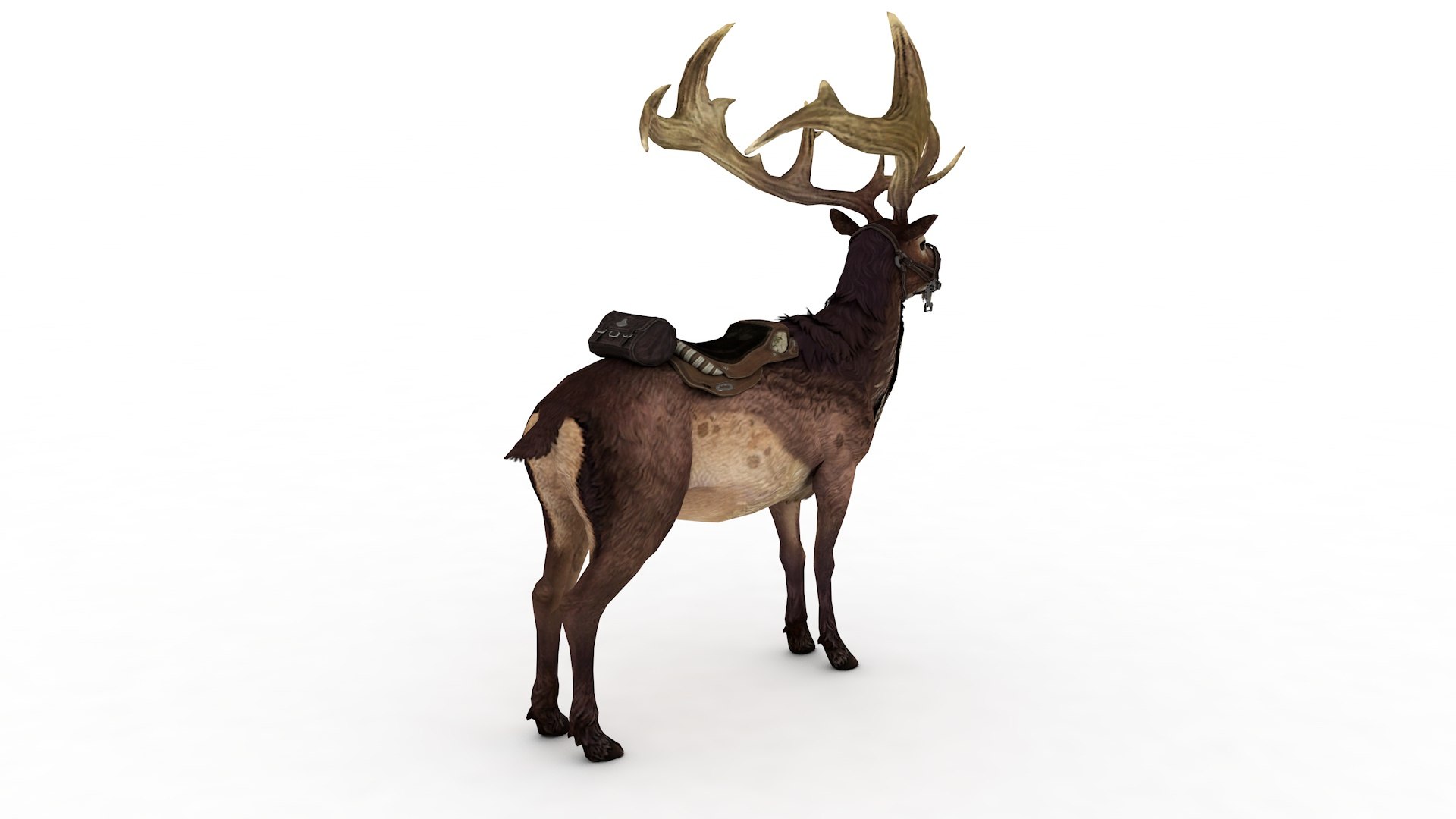 3D Giant Deer Rigged And Animated Model - TurboSquid 2391562