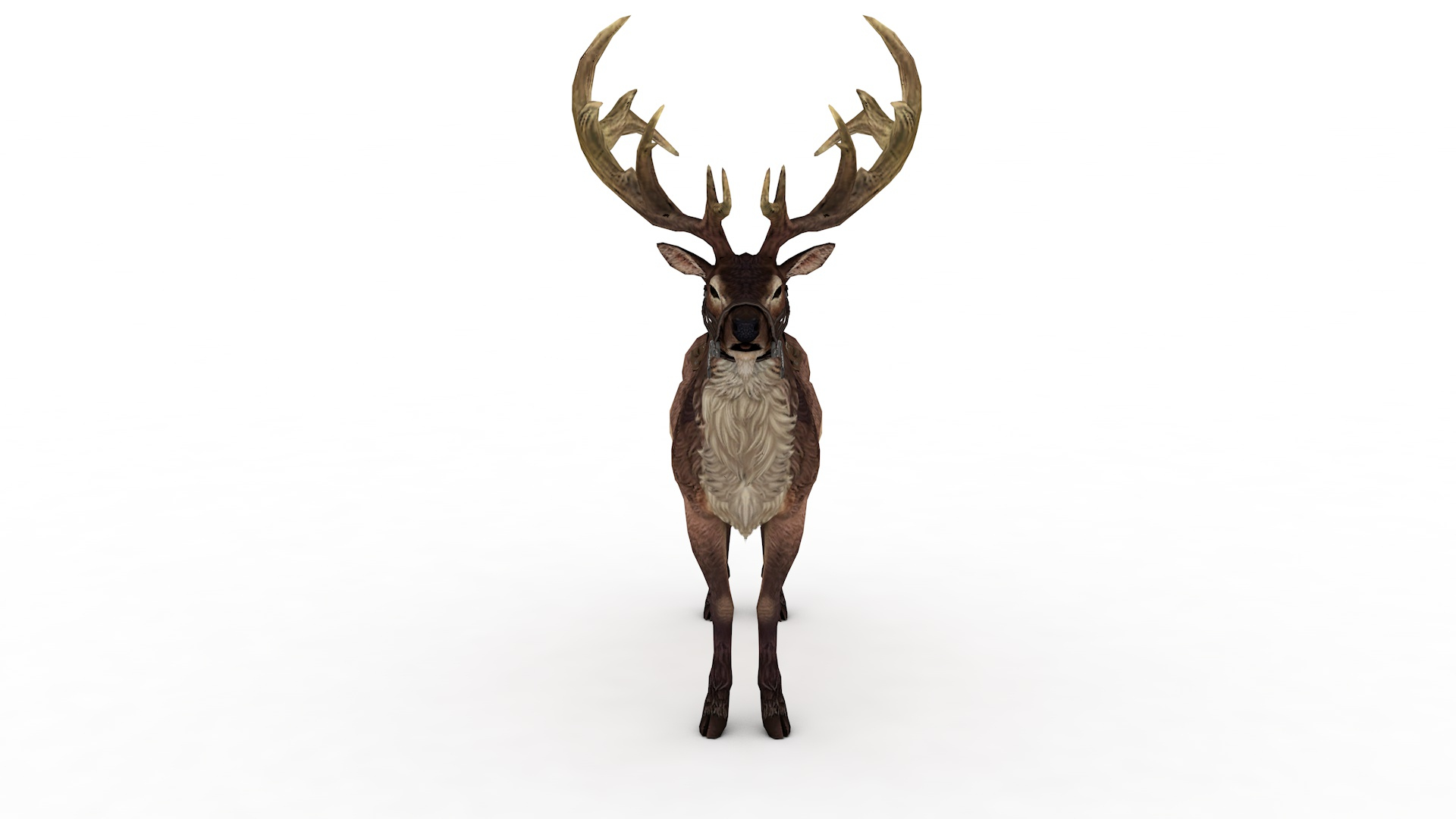 3D Giant Deer Rigged And Animated Model - TurboSquid 2391562