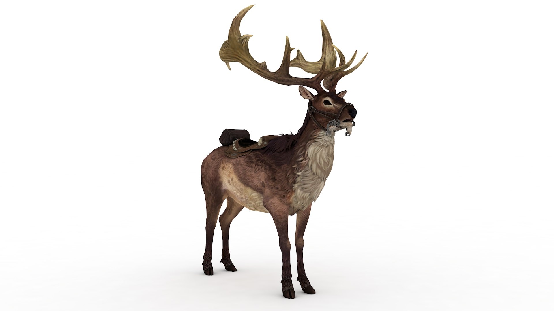 3D Giant Deer Rigged And Animated Model - TurboSquid 2391562