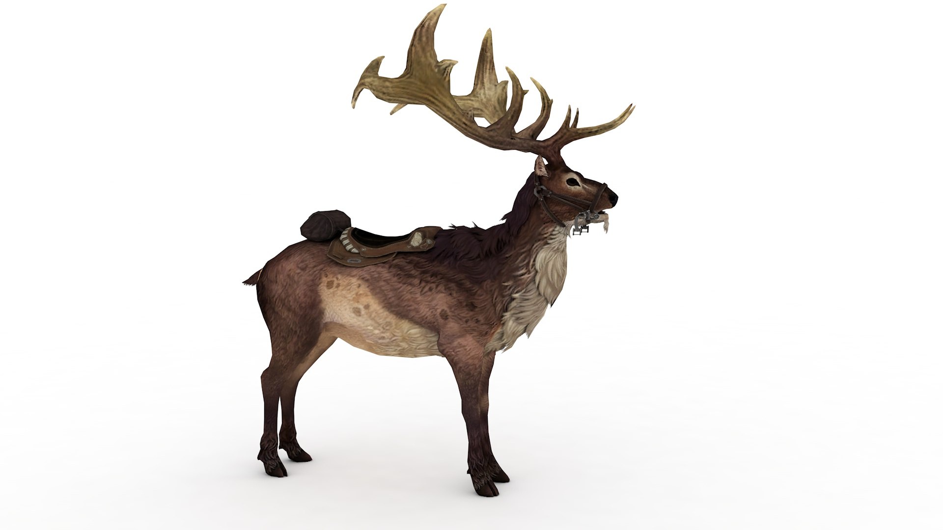 3D Giant Deer Rigged And Animated Model - TurboSquid 2391562