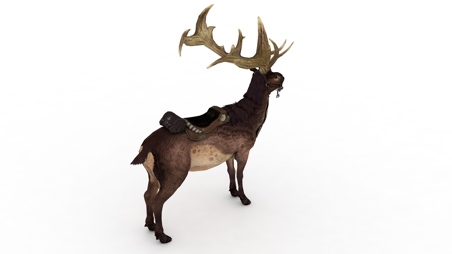 3D Giant Deer Rigged And Animated Model - TurboSquid 2391562