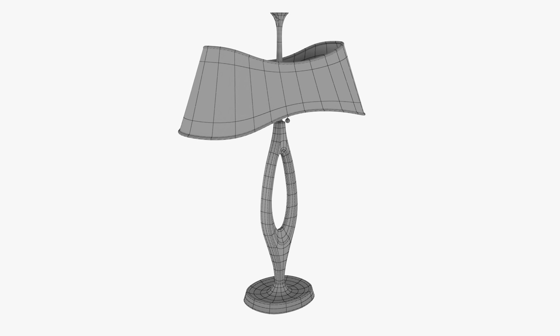 Bedroom long lamp model - TurboSquid 1507722