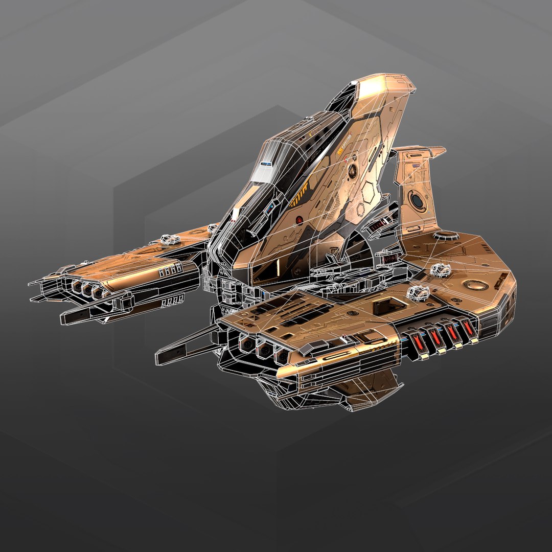 3D Starship Spacecraft - TurboSquid 1331414