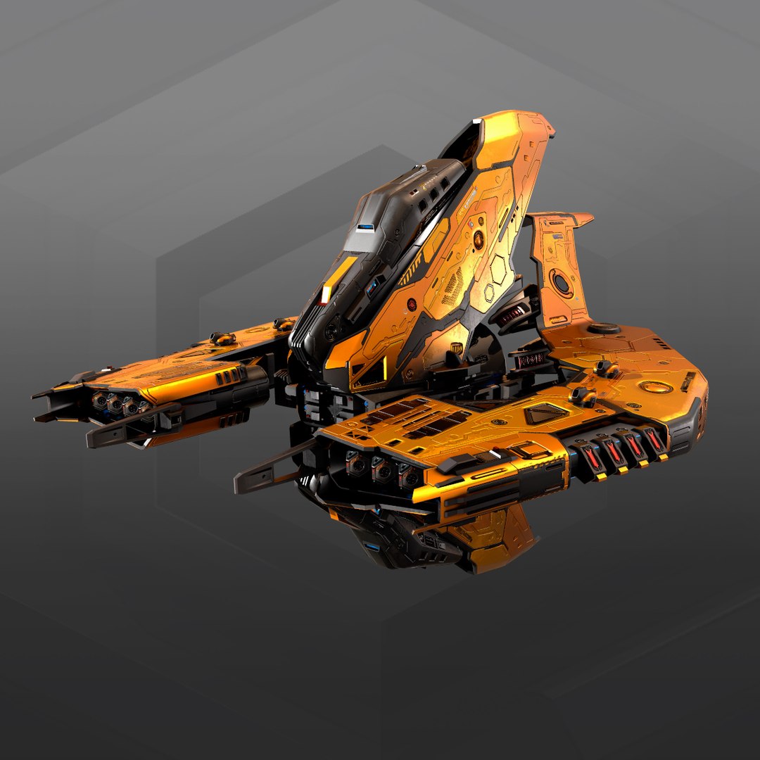 3D Starship Spacecraft - TurboSquid 1331414