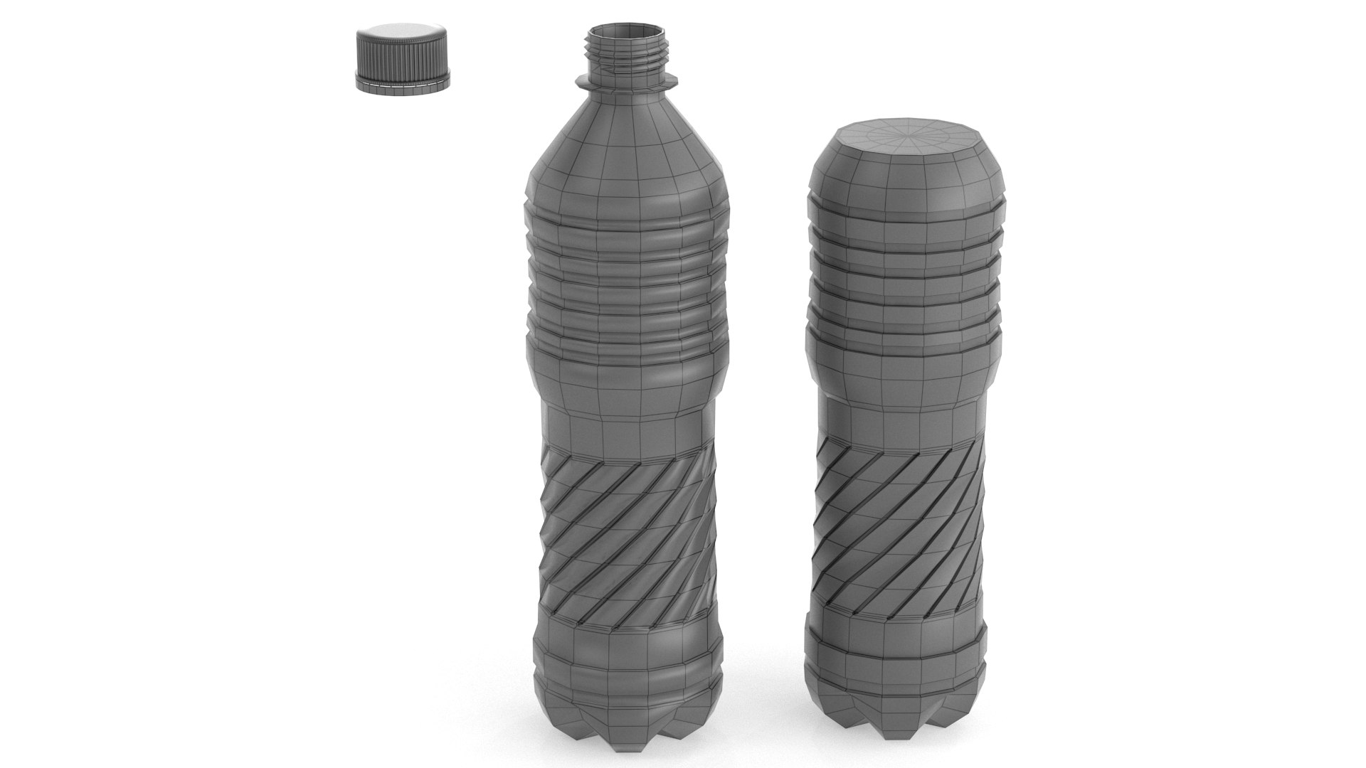 Plastic Water Bottle v1 3d model 3D model - TurboSquid 1768270