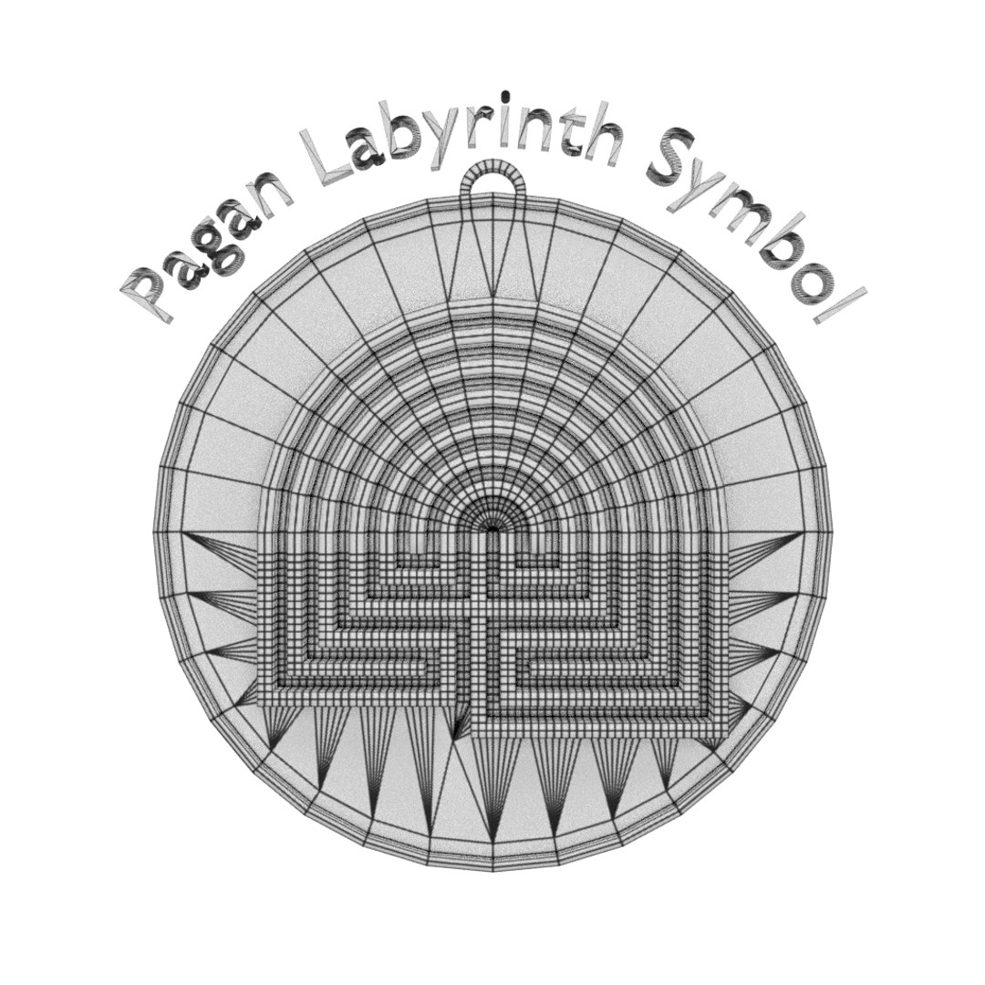 Labyrinth Symbol 3D - TurboSquid 1418367