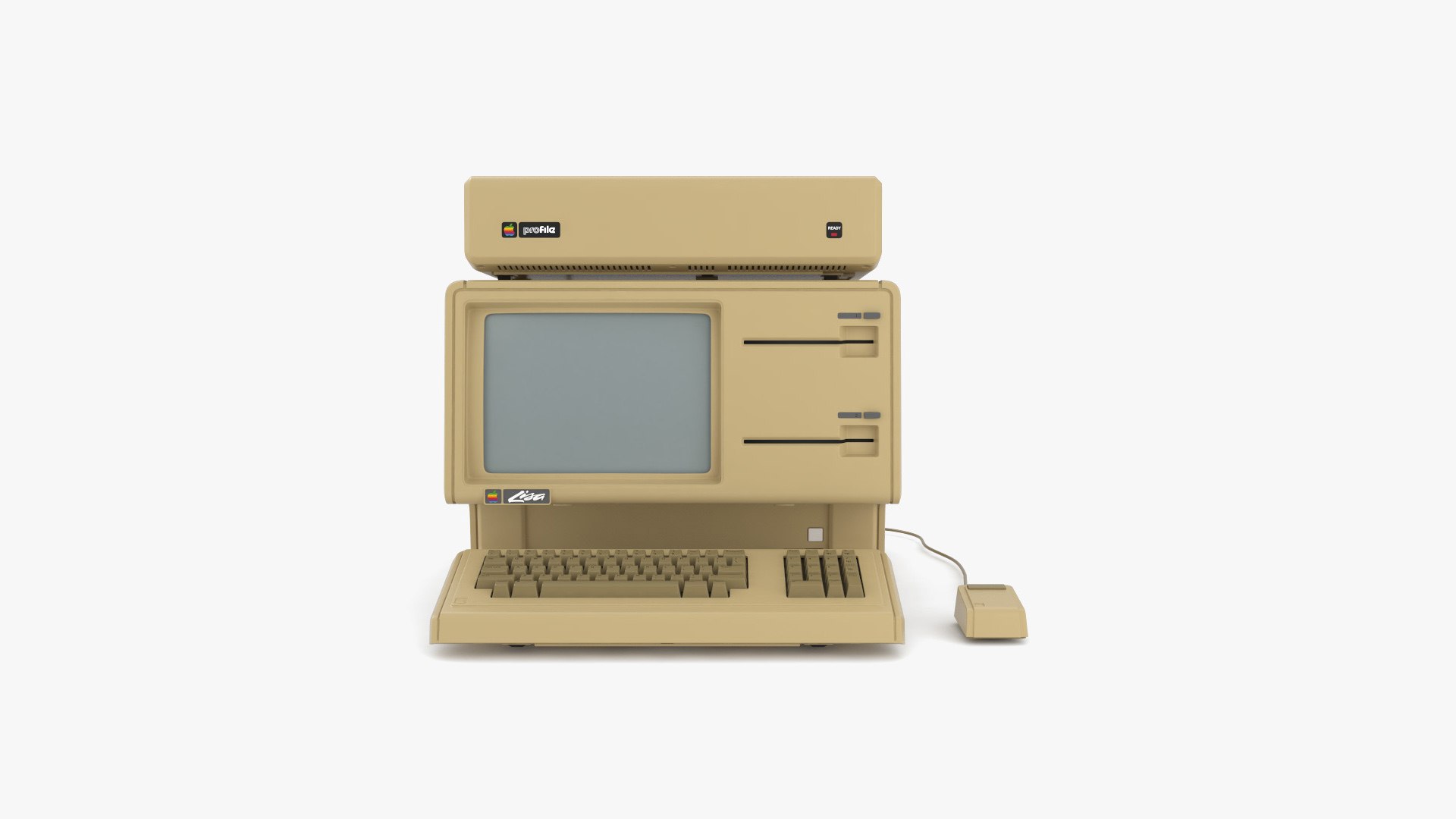 3D Apple Lisa Computer Model - TurboSquid 2197615