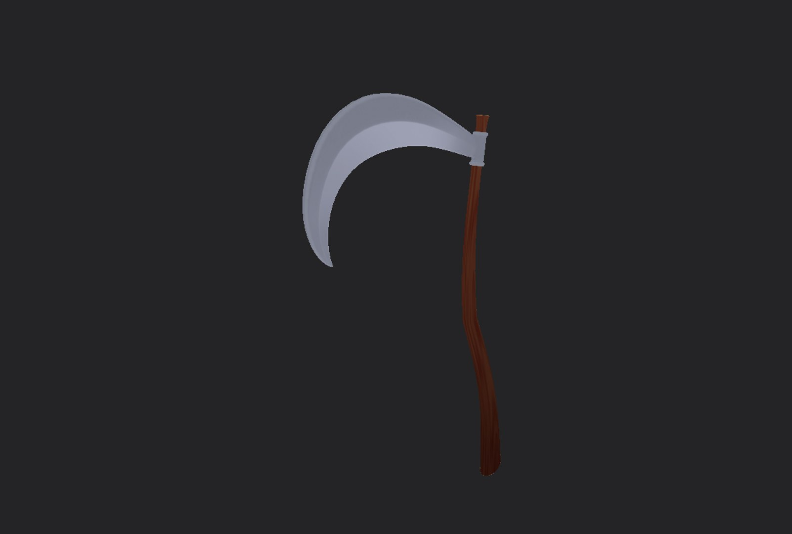 Scythe Cartoon 3D Model - TurboSquid 1471805