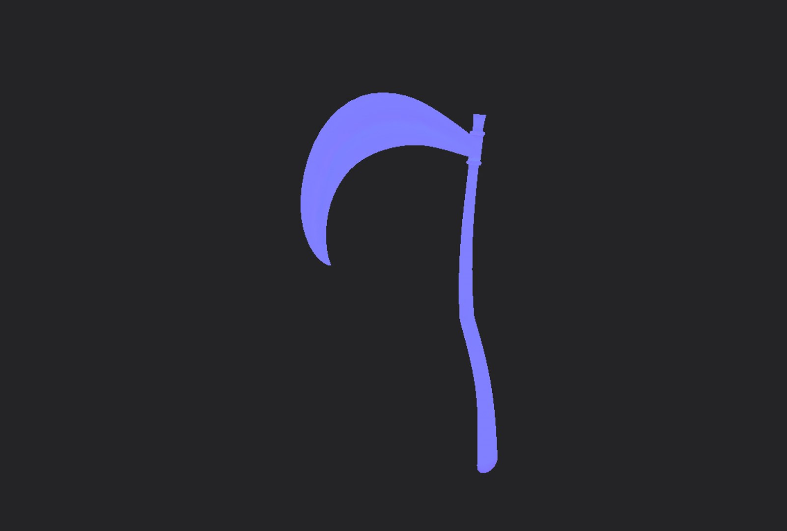 Scythe Cartoon 3D Model - TurboSquid 1471805