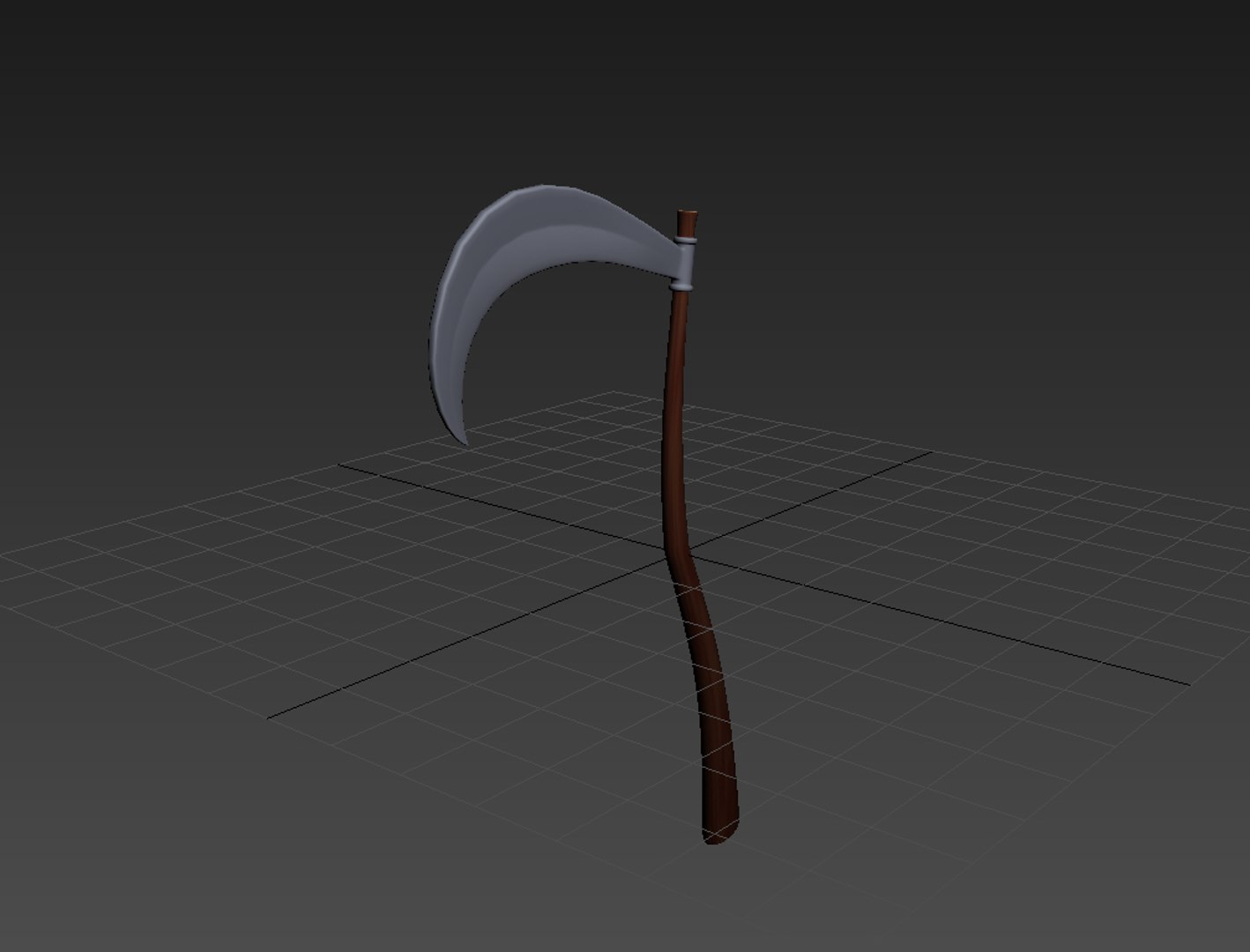 Scythe Cartoon 3D Model - TurboSquid 1471805