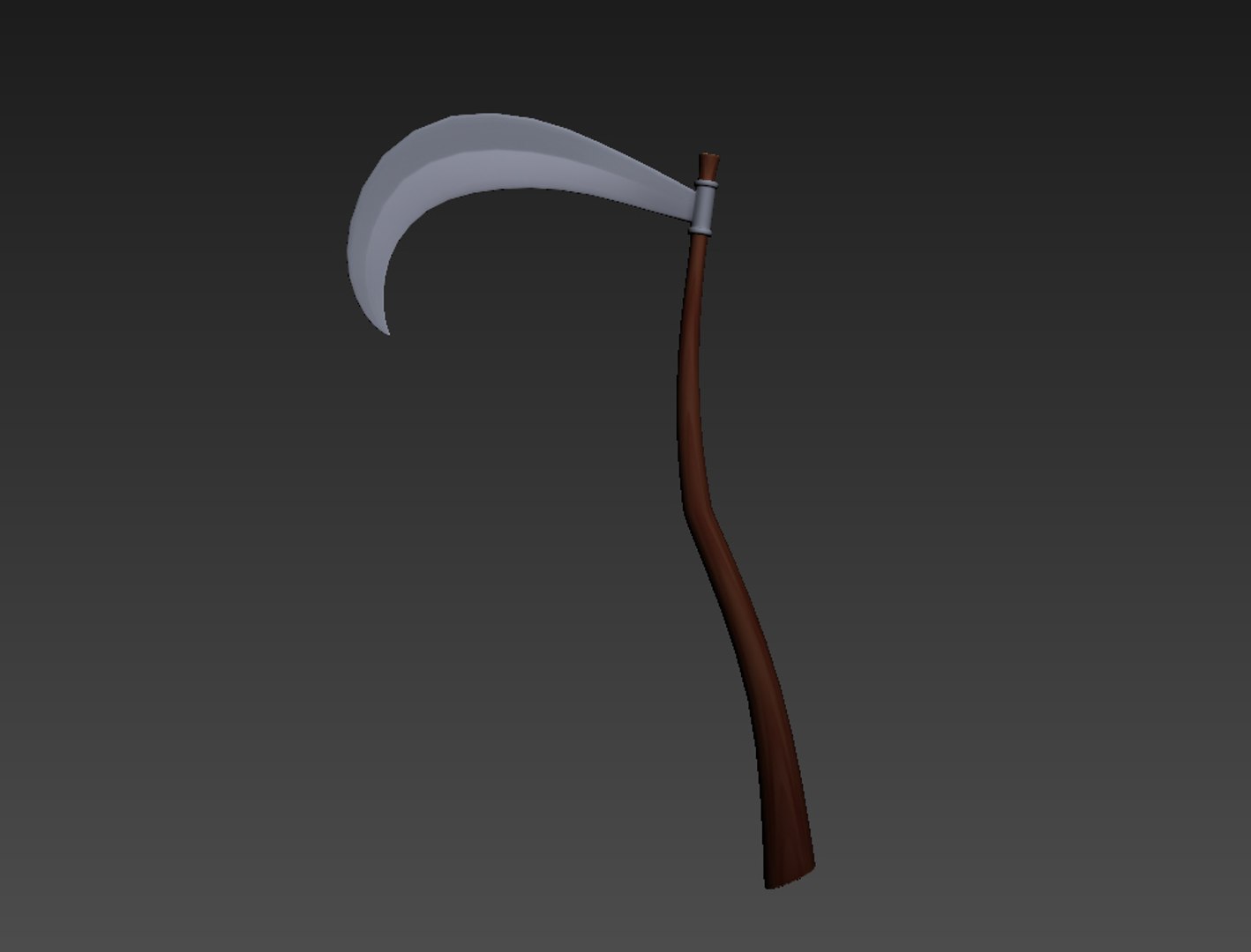 Scythe Cartoon 3D Model - TurboSquid 1471805