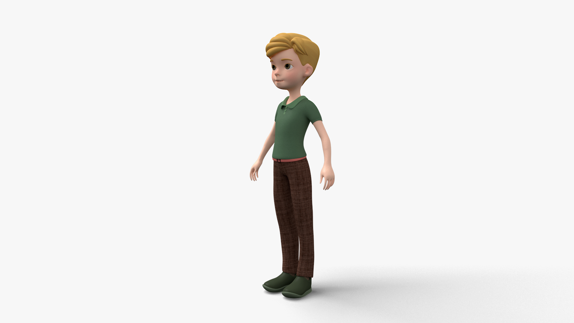 Casual Boy Character Model - TurboSquid 1663414