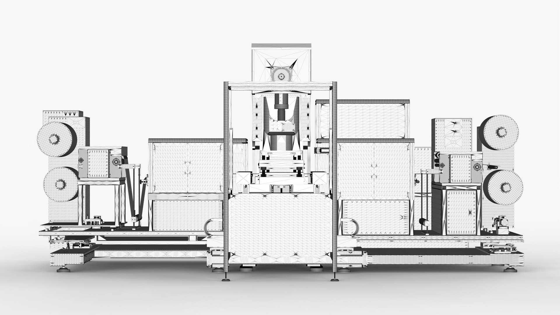 Automatic Film Punching And Cutting Machine 3D Model - TurboSquid 1935802