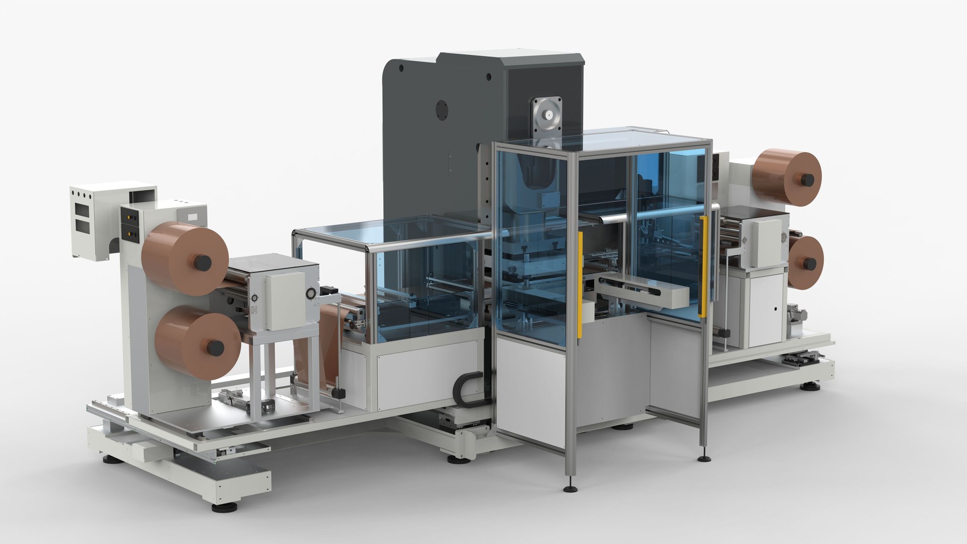 Automatic Film Punching And Cutting Machine 3D Model - TurboSquid 1935802