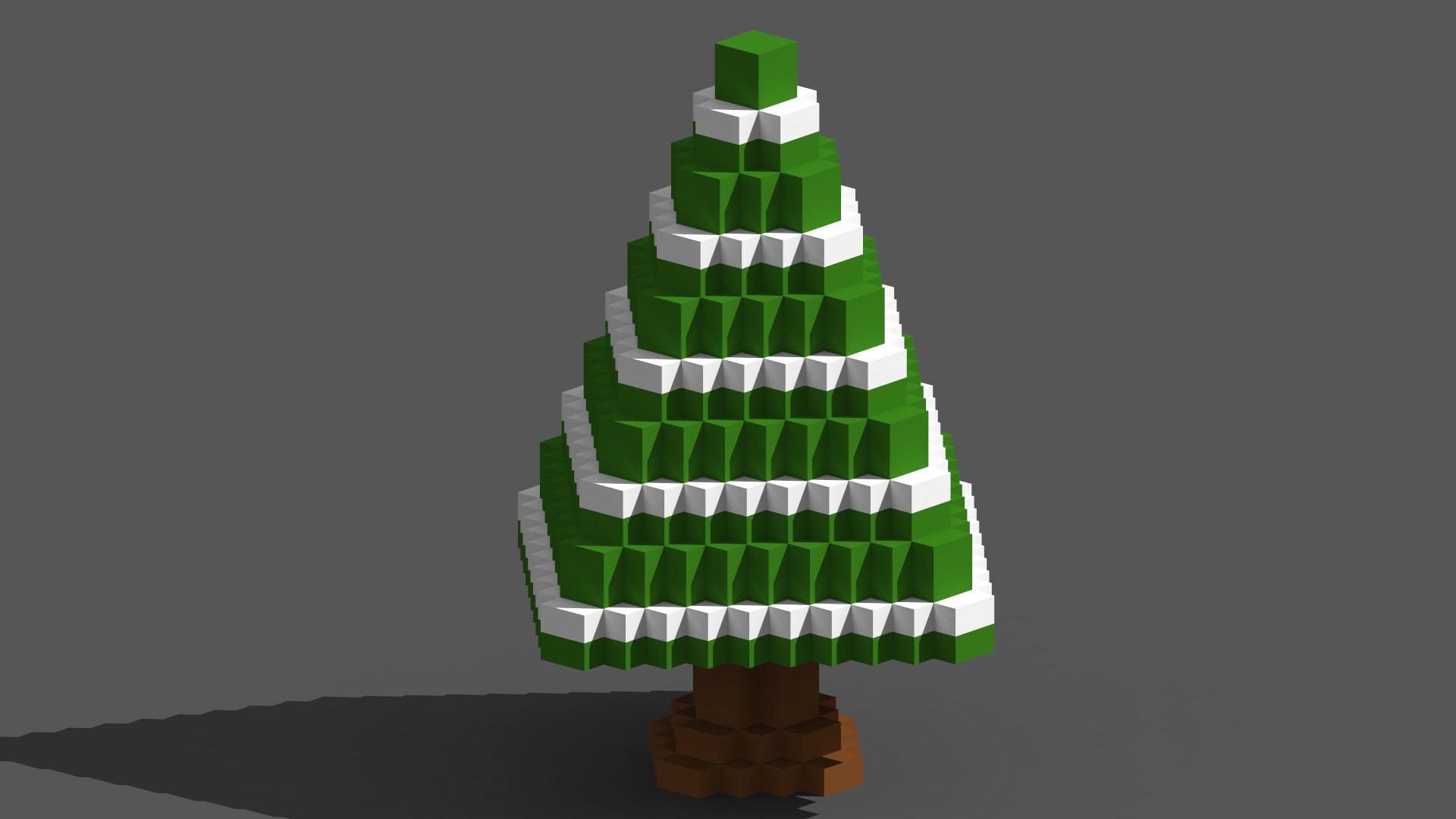 3D Voxel Tree Model - TurboSquid 1351191