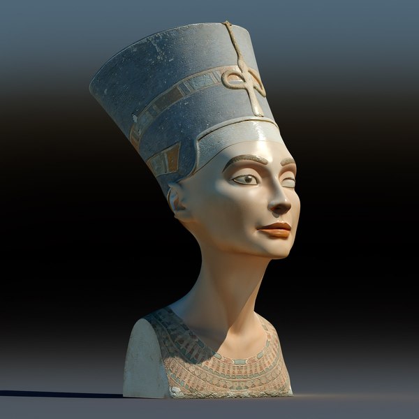 Queen Nefertiti Bust 3D Models for Download | TurboSquid