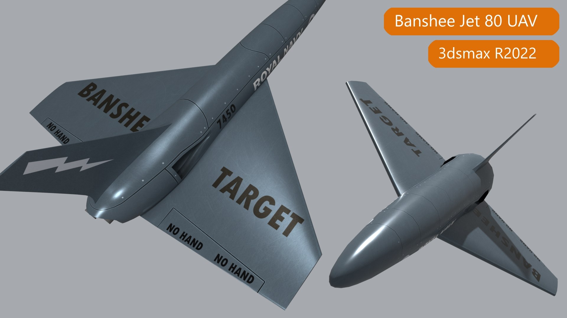 3D Banshee Jet 80 - TurboSquid 2200678