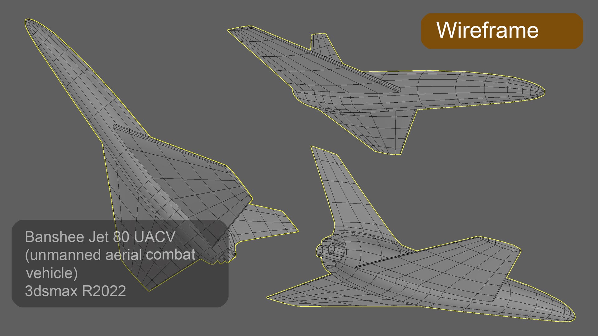 3D Banshee Jet 80 - TurboSquid 2200678