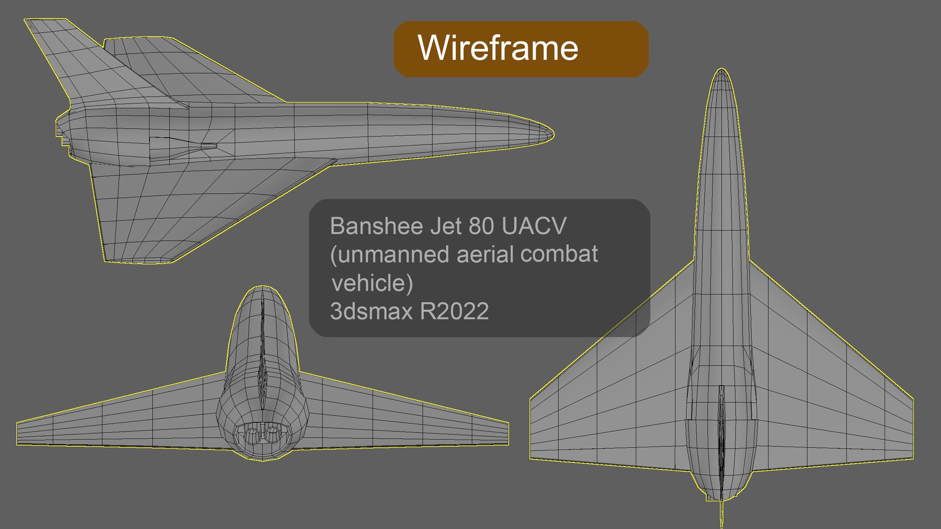 3D Banshee Jet 80 - TurboSquid 2200678